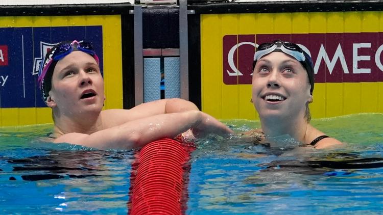 Records fall during first night of U.S. Olympic Swim Trials in ...