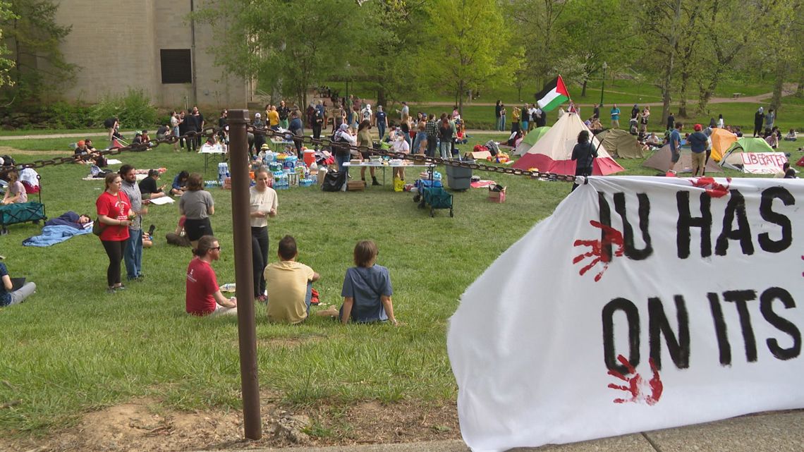 Indiana University students arrested on day 3 of protests | wkyc.com
