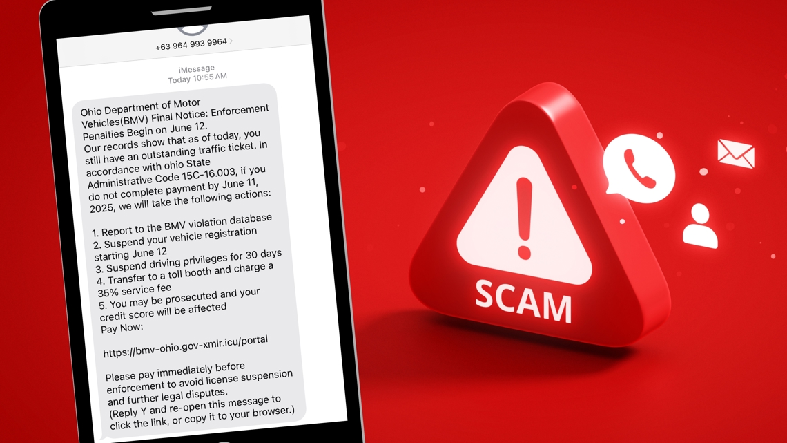 Did you get this text from the BMV? It's a scam message targeting ...