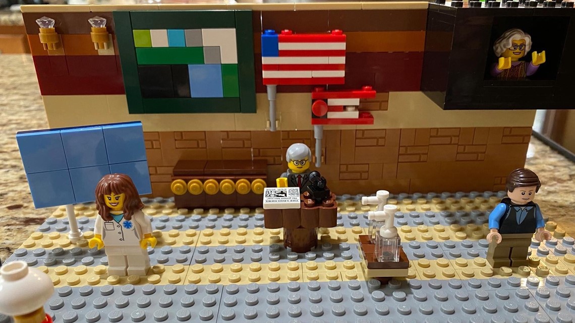 12-year-old girl creates Lego rendition of 'Snackin' with Acton' | wkyc.com