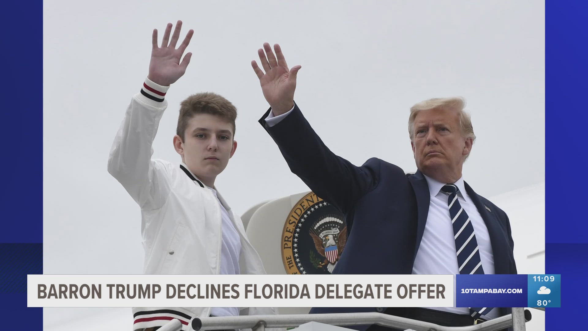 Barron Trump declines serving as RNC delegate for his father | wkyc.com