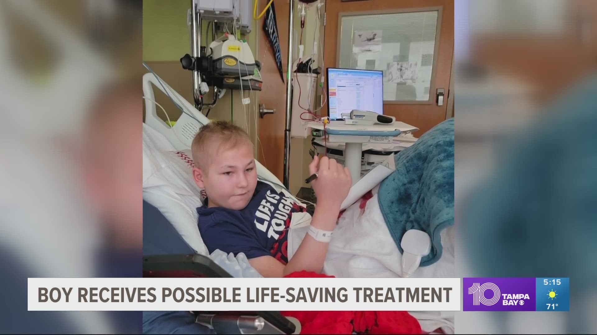 Lithia boy in recovery after receiving bone marrow transplant | wkyc.com