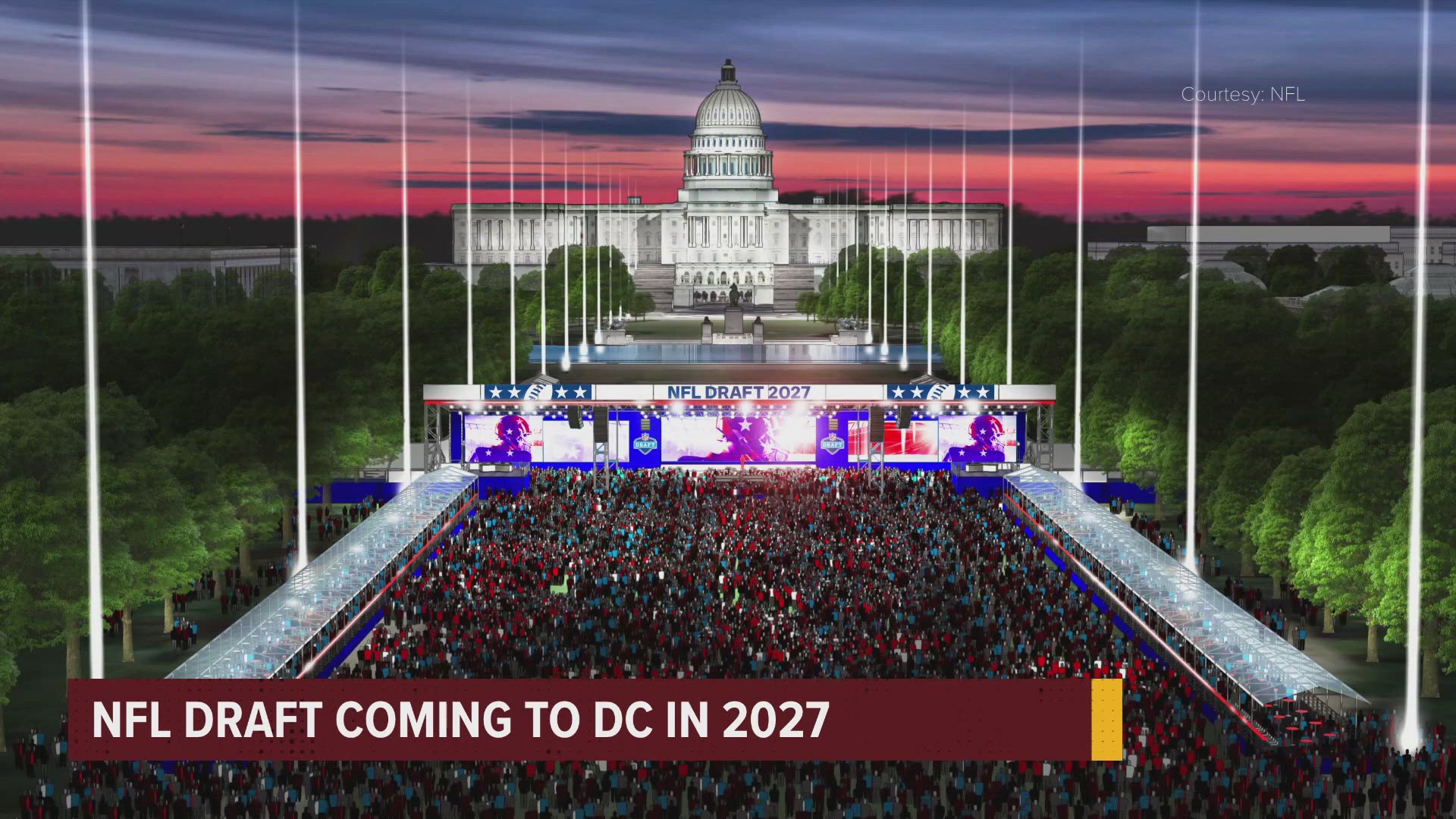 Washington to host the 2027 NFL draft on the National Mall | wkyc.com