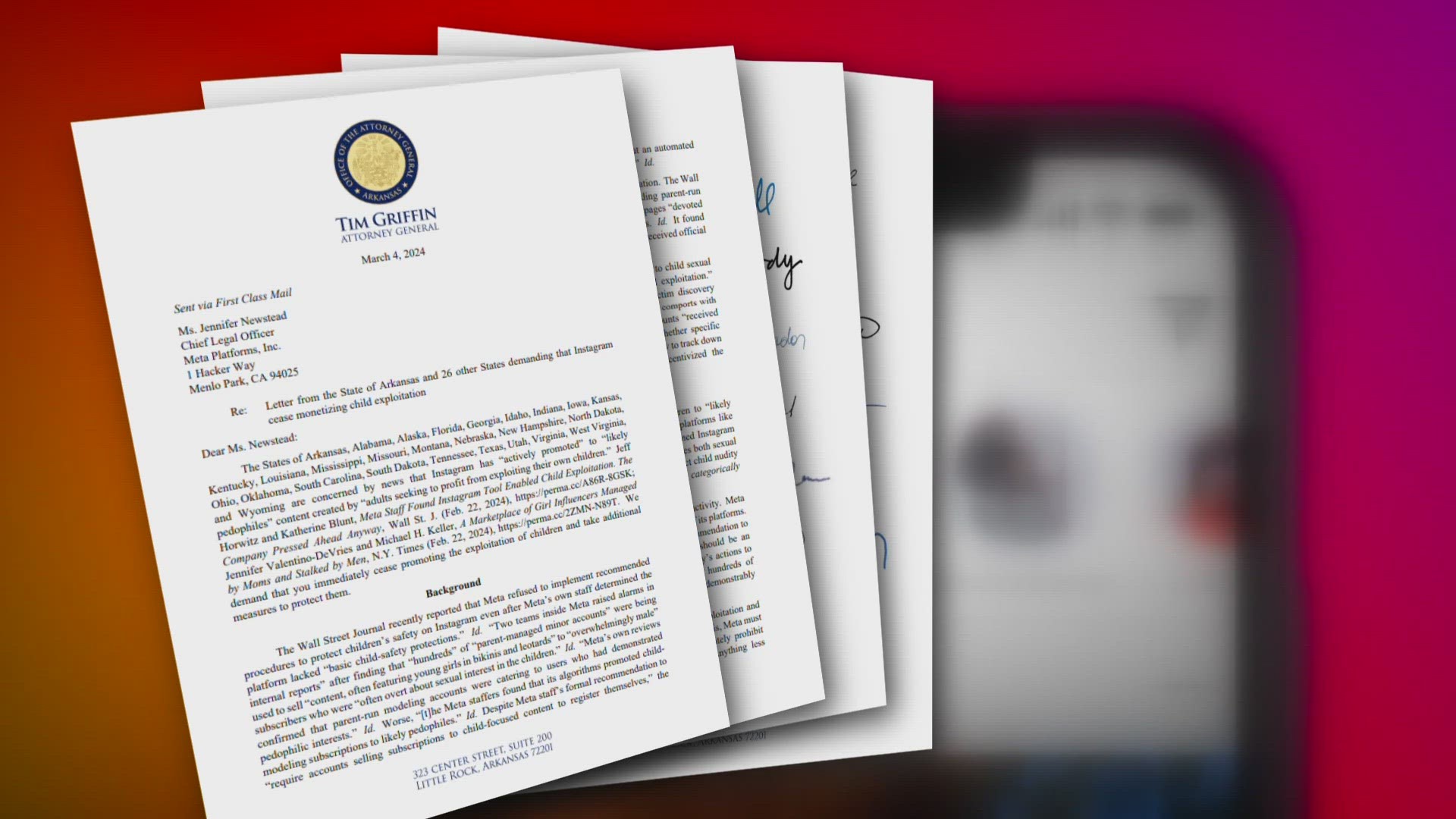 Letter calls on Meta to ban child modeling accounts | wkyc.com
