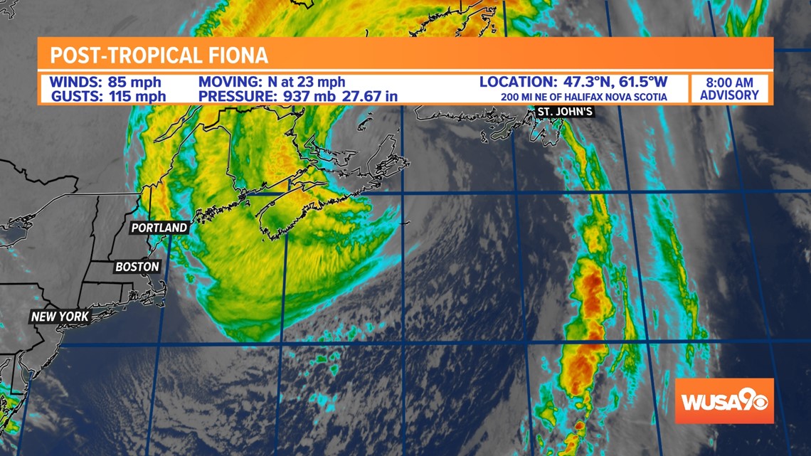 Hurricane Fiona storm track through warm Atlantic waters | wkyc.com