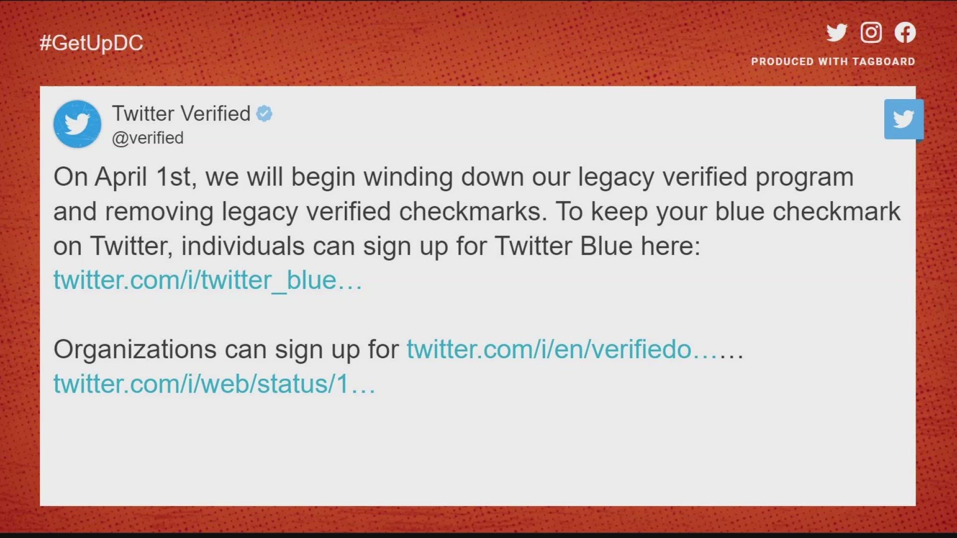 Twitter pulls blue check mark from New York Times | wkyc.com