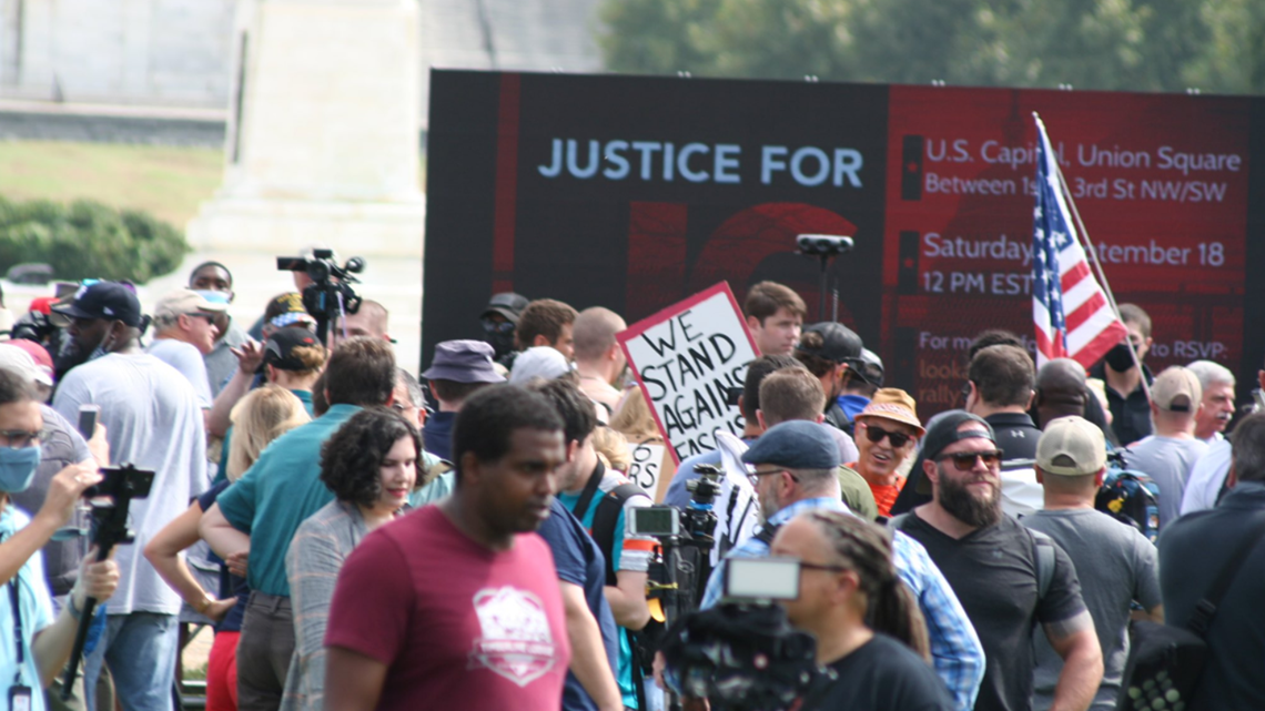 'Justice for J6' rally at Capitol outnumbered by police, media | wkyc.com