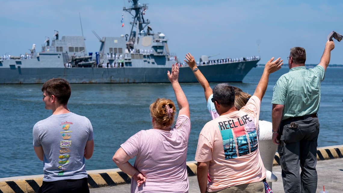 USS Nitze deploys from Naval Station Norfolk | wkyc.com