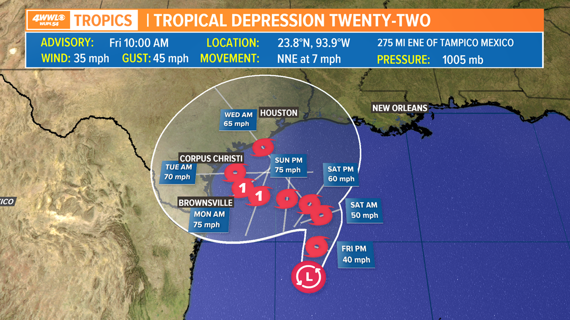 TD 22 likely to become Tropical Storm Alpha, Wilfred forms in Atlantic ...
