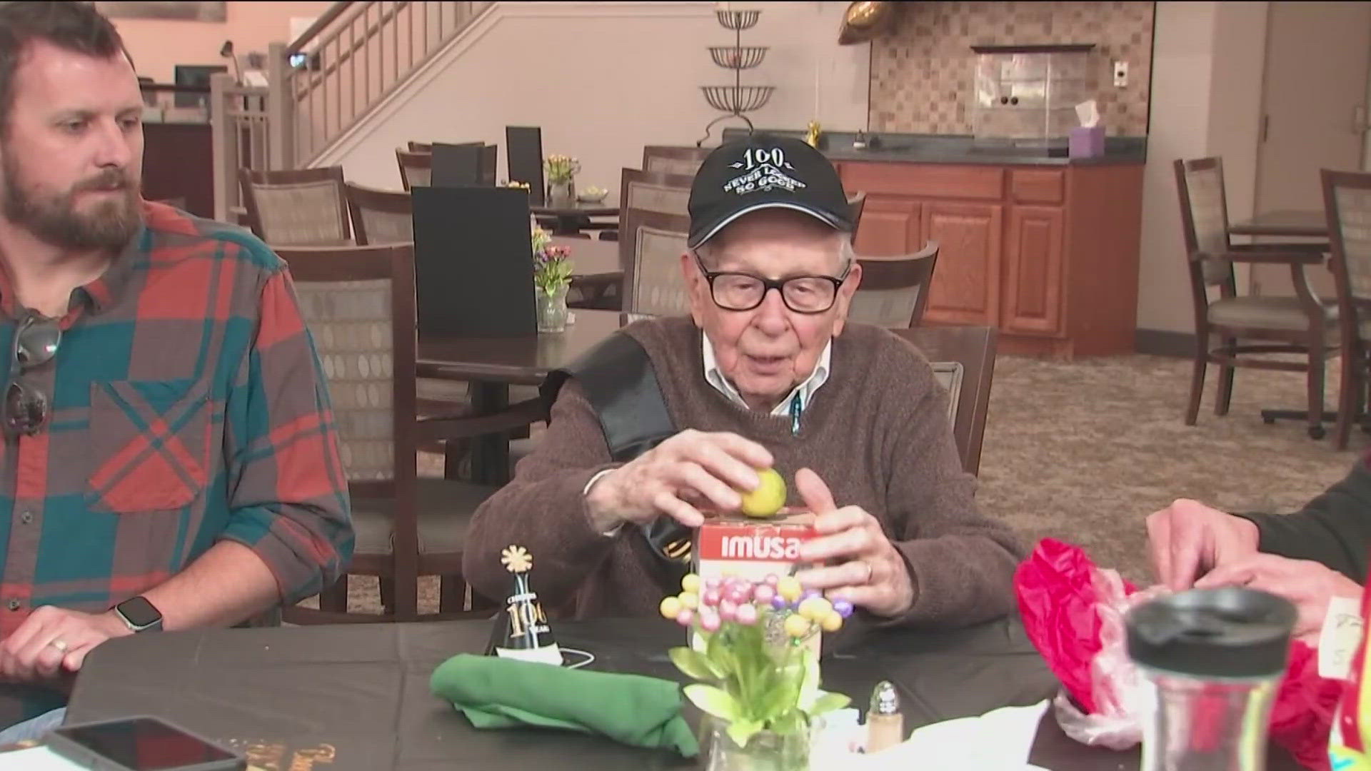 Georgia World War II veteran Alan Kinder 100th birthday | wkyc.com