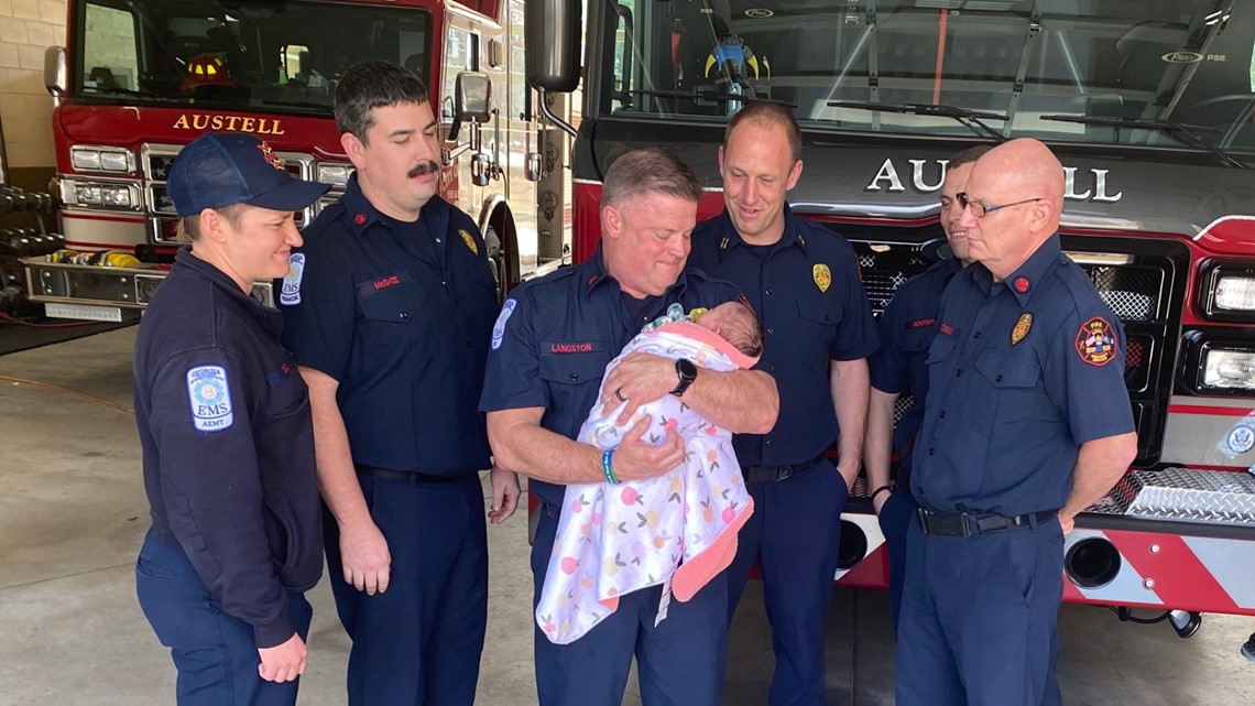 Georgia firefighter helps deliver granddaughter at fire station | wkyc.com