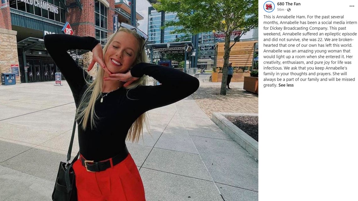 Annabelle Ham cause of death at 22 | YouTube star 680 The Fan | wkyc.com